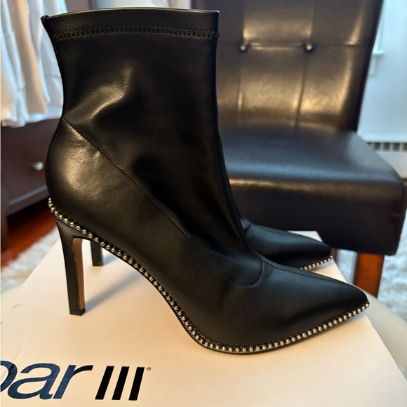 Bar III | Shoes | Bar Iii Melanayp High Heel Black Boots | Poshmark